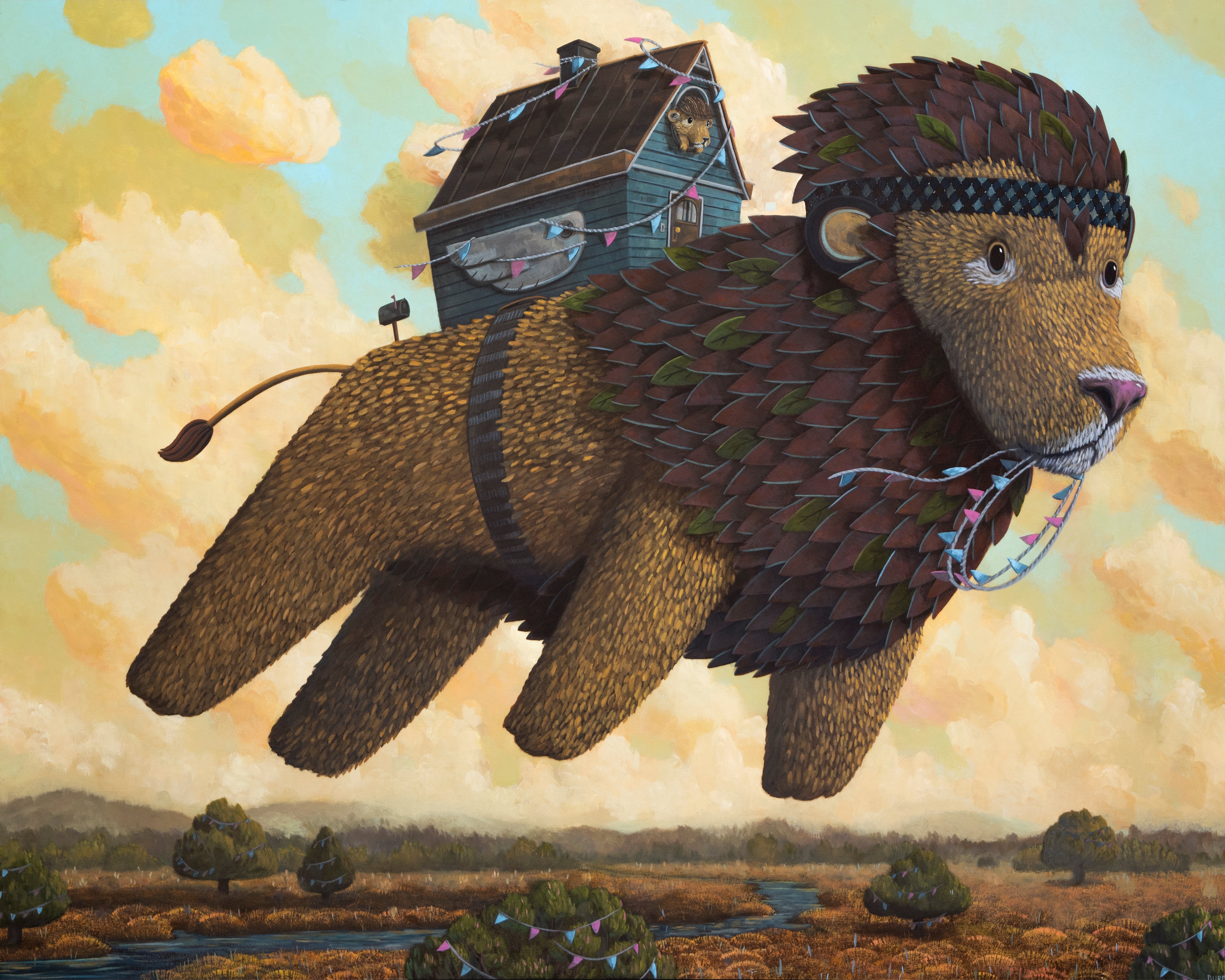 Lion Covers the Town – Robert Lange Studios